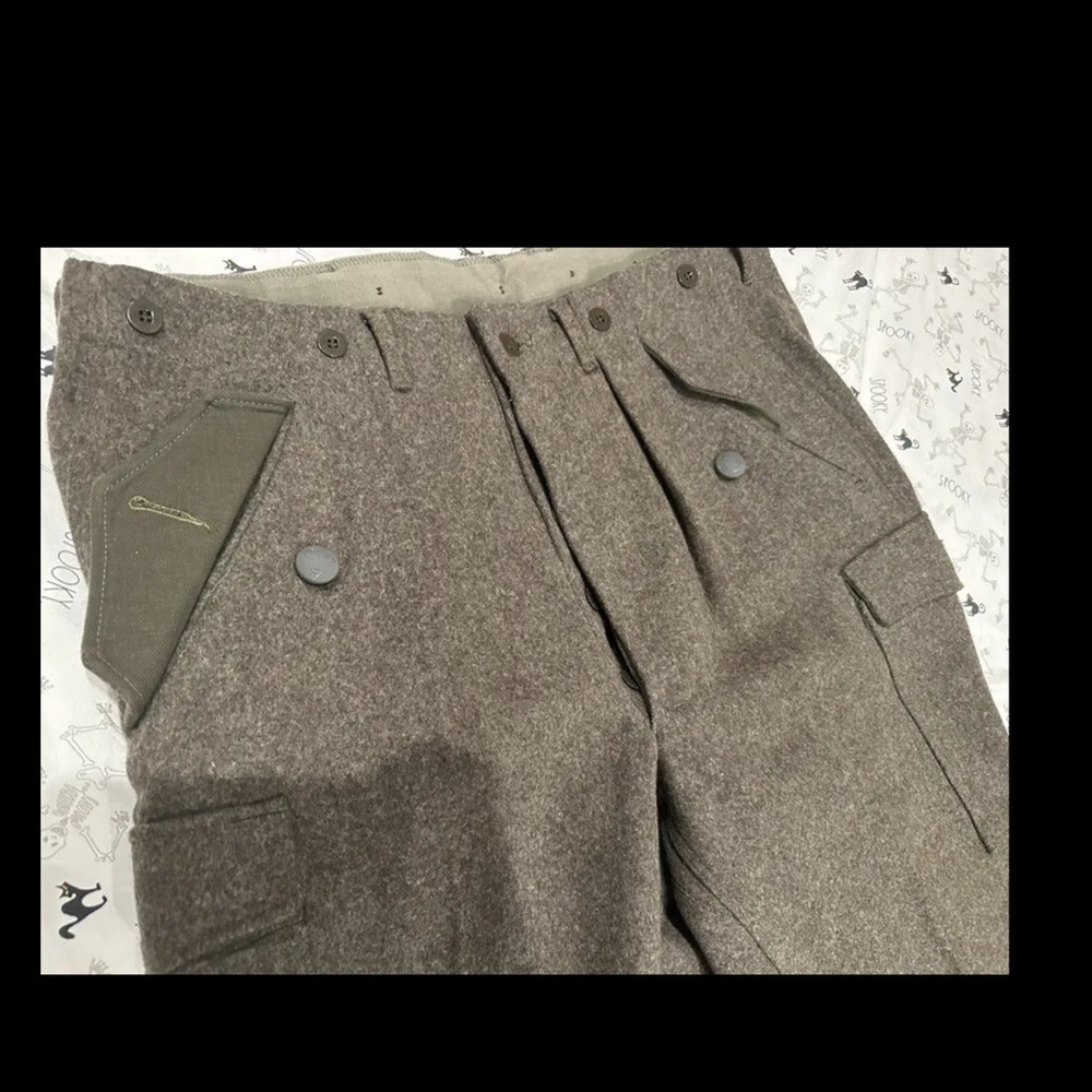 42 X 29.5 Vintage Swedish Army Pants Wool Sweden Mili… - Gem